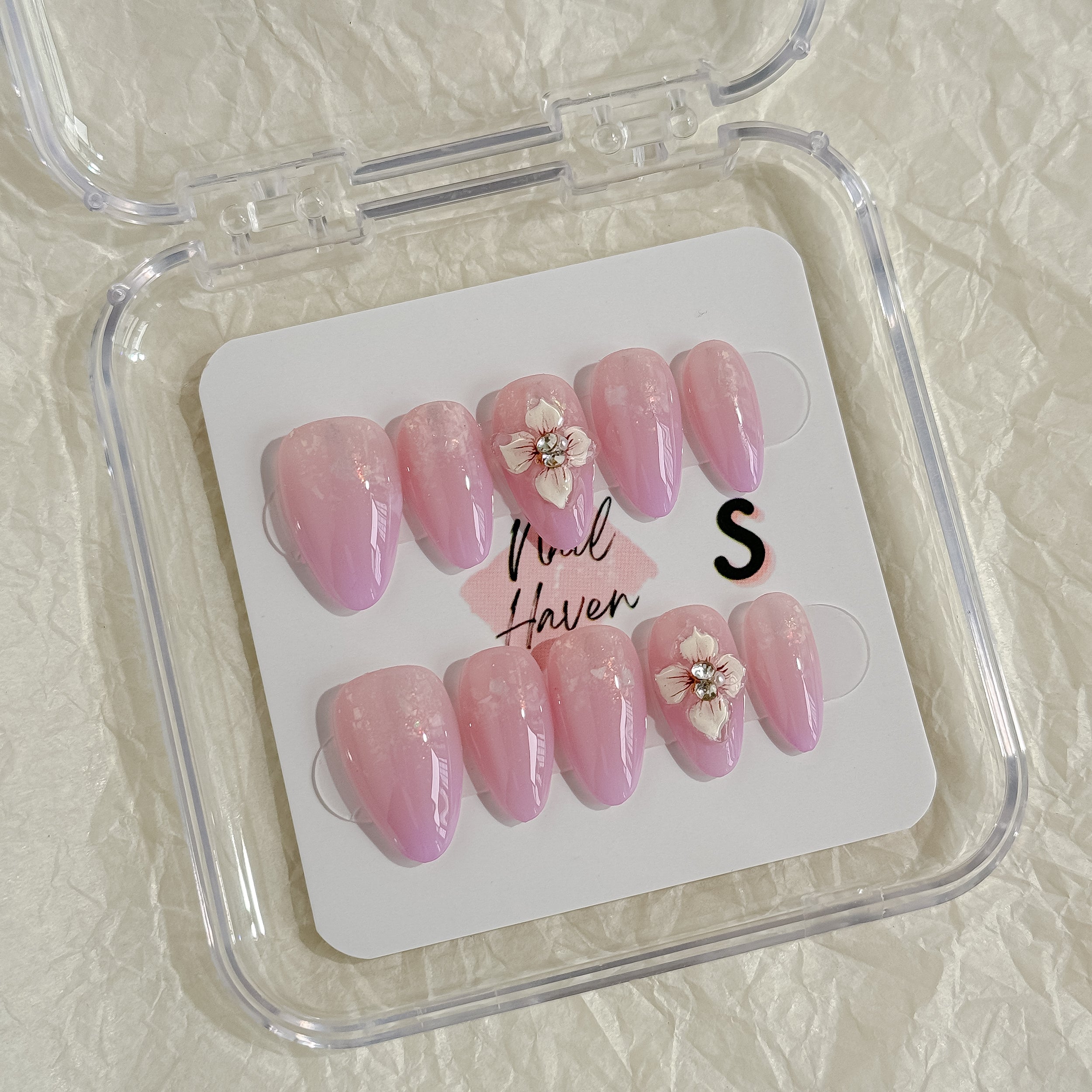 Short Almond Press On Nails – Nail Haven USA