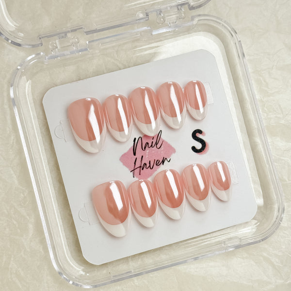 Short Almond Press On Nails – Nail Haven USA
